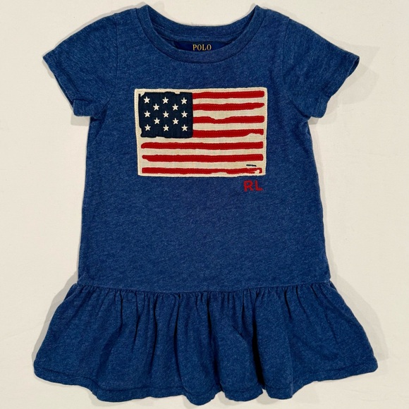 Polo Ralph Lauren | Dresses | Polo Ralph Lauren American Flag Applique ...
